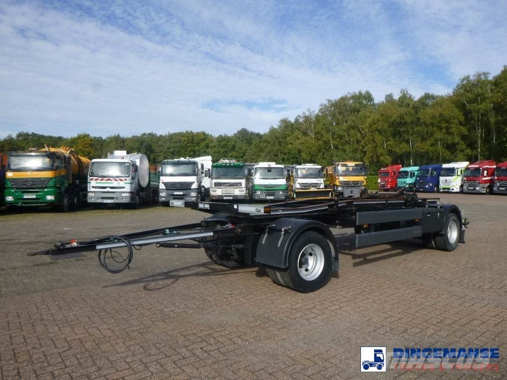 Ajk Hydrolift Hook lift drawbar trailer, 2001, Hoogerheide, Nederland ...