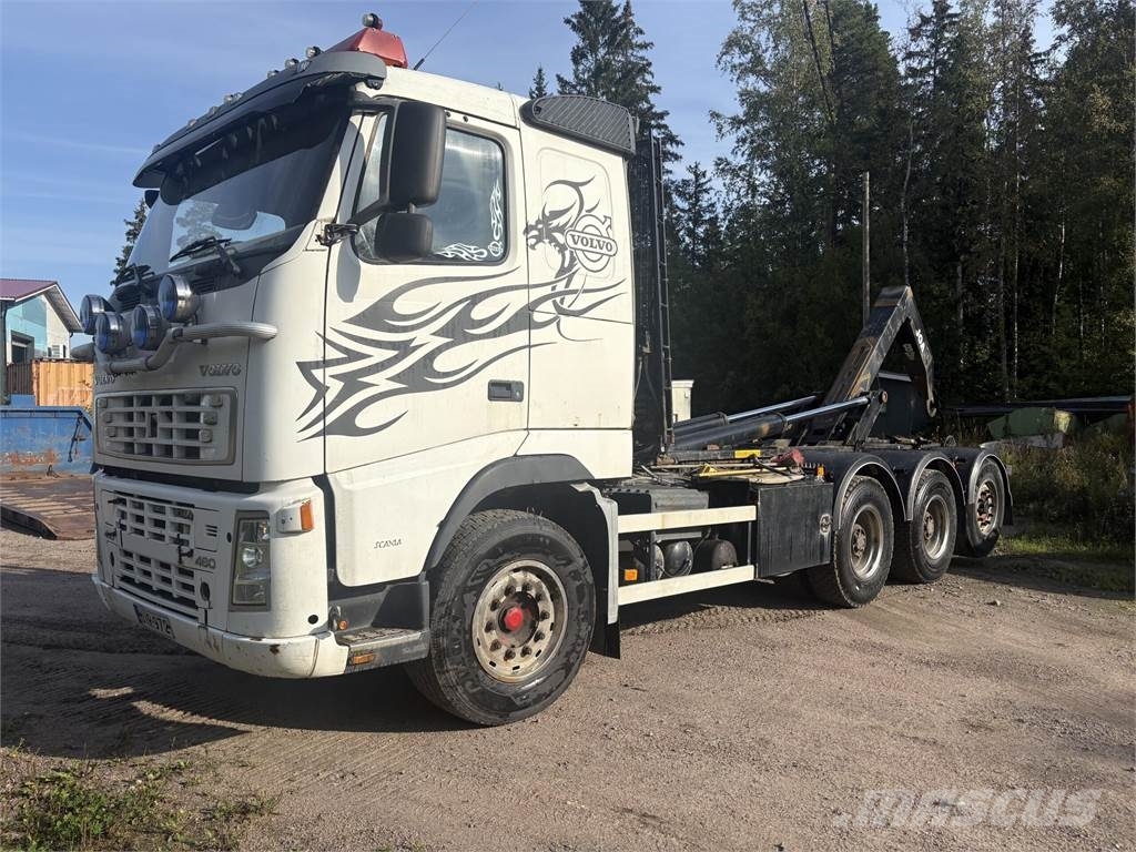 Volvo FH460 8X4 joab koukkuauto, 2004, Kemiö, Finland - Used hook lift ...