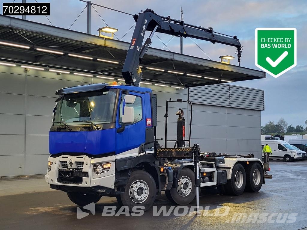 Renault C 430 8X4 HIAB X-Hiduo 188 B-2 Crane + Hook Full S, 2016 ...