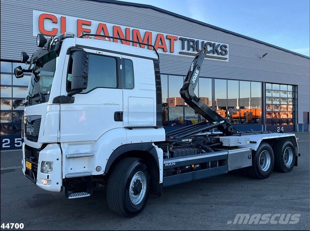 Man TGS 26.500 6x6 Euro 6 Joab 24 Ton haakarmsysteem, 2018, ANDELST ...