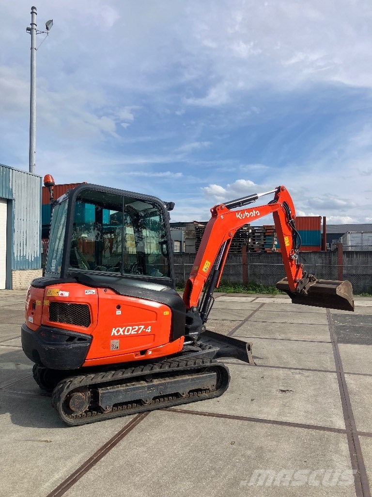 Kubota KX 027-4 minigraver, 2017, Meerkerk, Utrecht, Niederlande - Mascus Niederlande