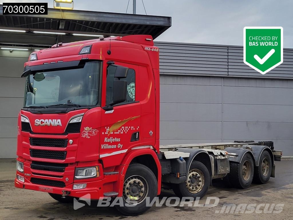 Scania R650 R 8X4 8x4 chassis Big-Axle Retarder Semi Auto, 2018, Veghel ...