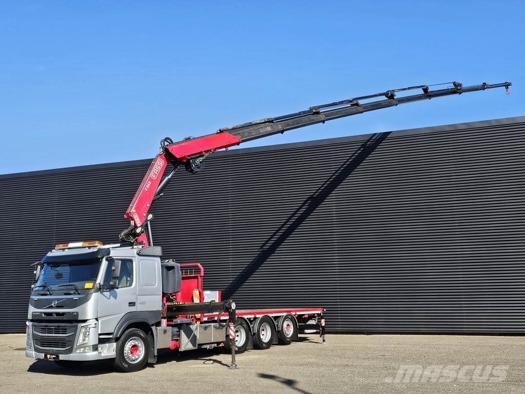 Volvo FM 460 8x4-4 / FASSI 36.5 t/m -8 x EXTENSION + WIN, 2014, Gilze ...