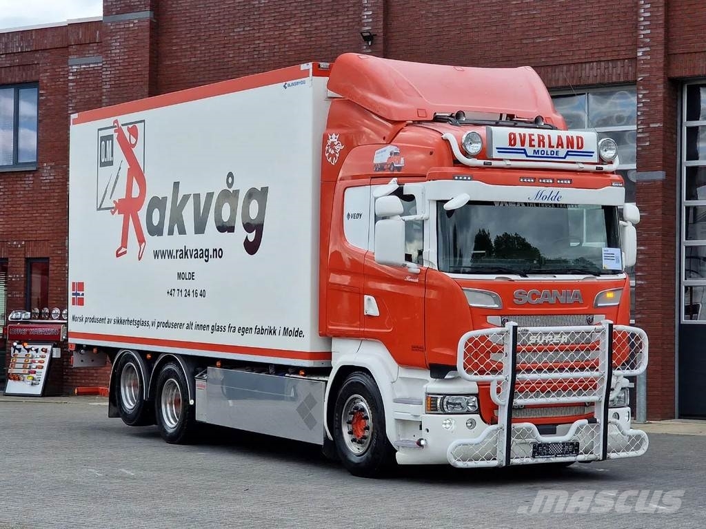 Scania R580 V8 Highline 6x2 - Box with sidedoors - Zepro, 2017 ...