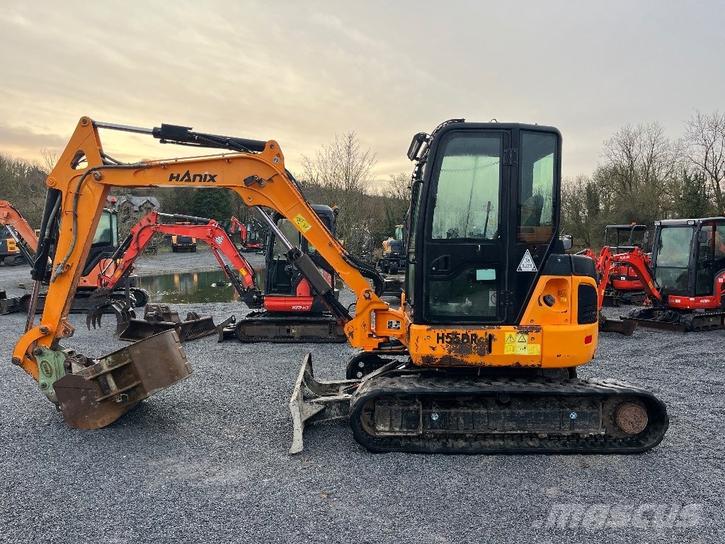 Hanix H 55 DR, 2015, Irland - Begagnade minigrävare