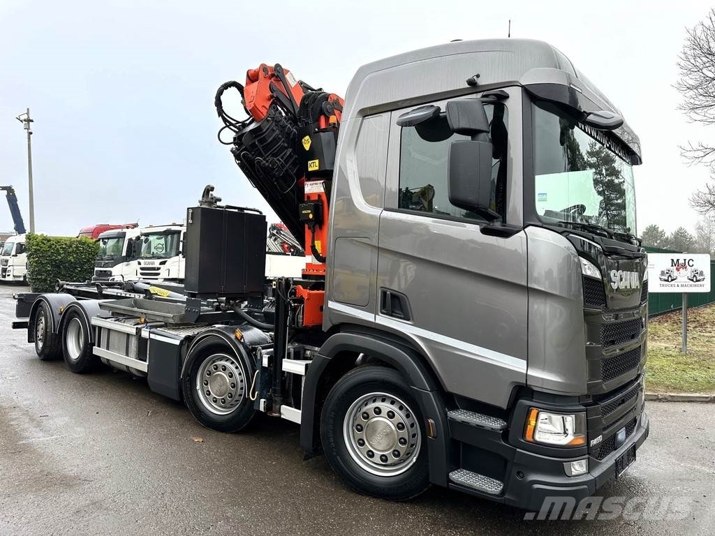 Scania R450 8x2 NGS HOOKLIFT + CRANE (33m!) PALFINGER PK2, 2021 ...