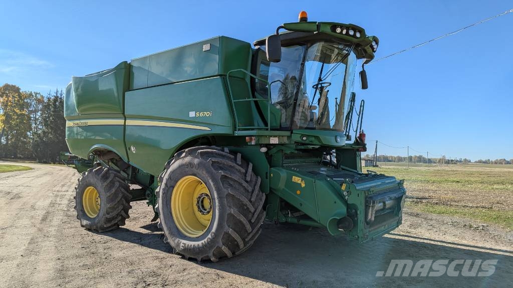 John Deere S 670 i, 2013 - używane kombajny zbożowe - Mascus Polska