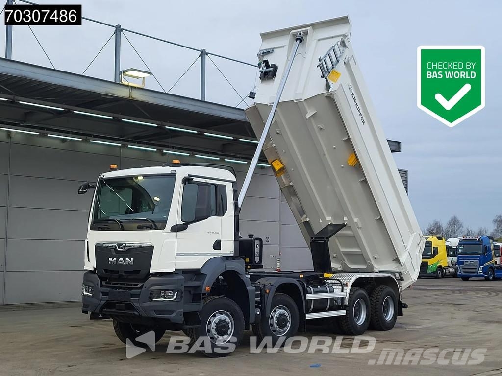 Man TGS 41.480 TGS 8X6 NEW! 8x6 19m3 tipper Steel susp, 2025, Veghel ...