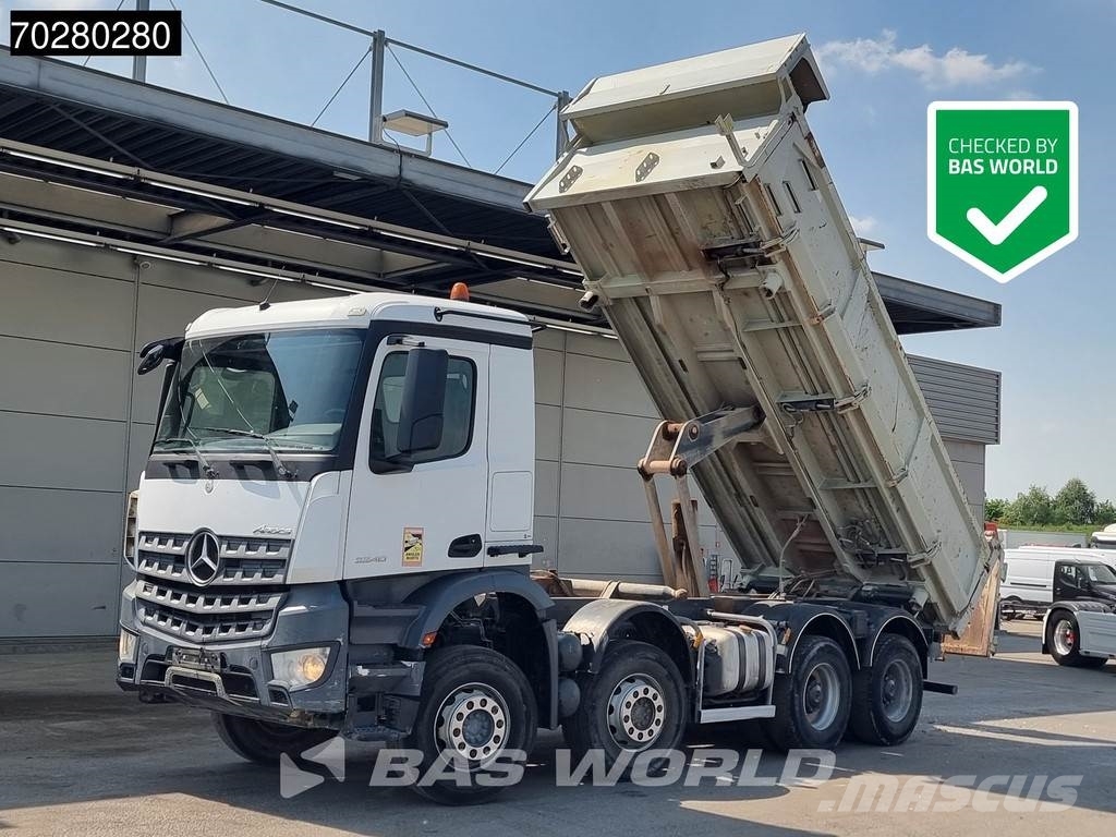 Mercedes-Benz Arocs 3240 8X4 12m3 3-Side Tipper Automatic Euro 6, 2014 ...