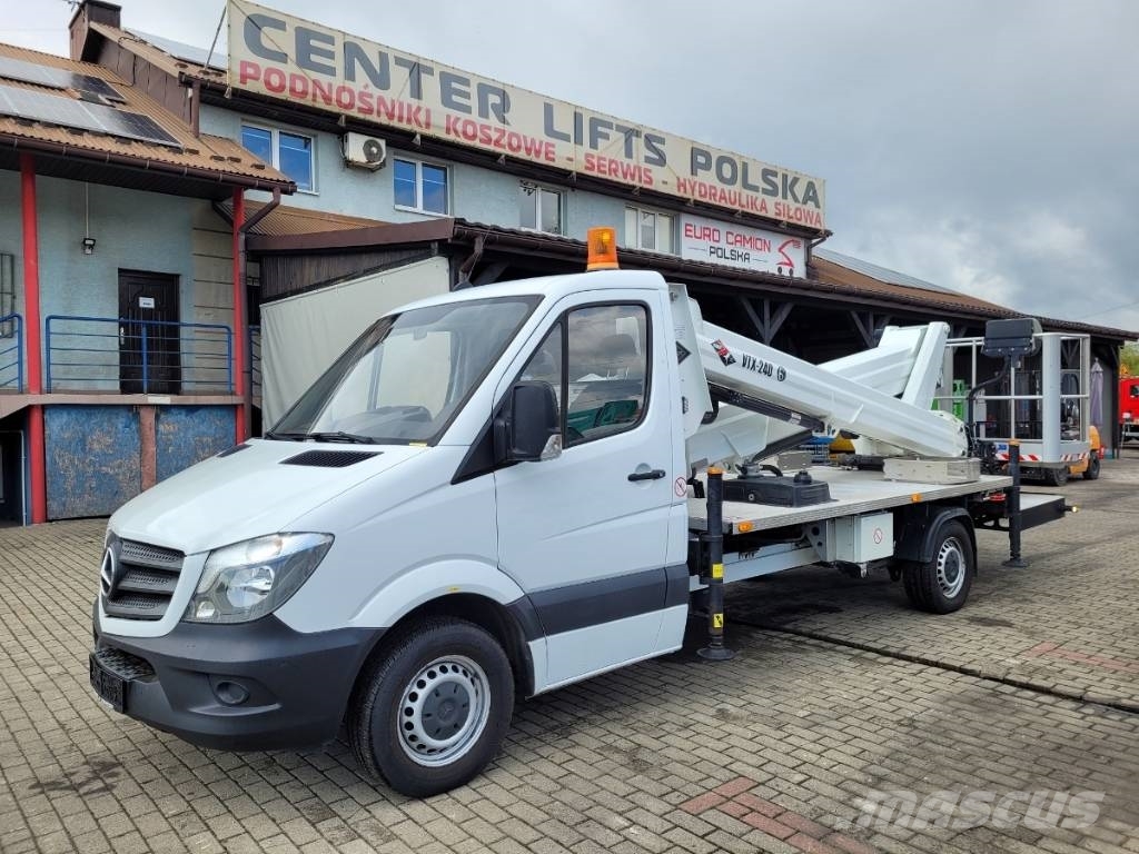 Versalift VTX-240 - 24m Mercedes-Benz -bucket truck boom lif, 2018 ...