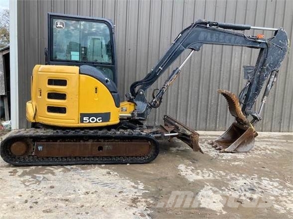 John Deere 50G, 2016, Wylie, Texas, United States - Used mini excavators