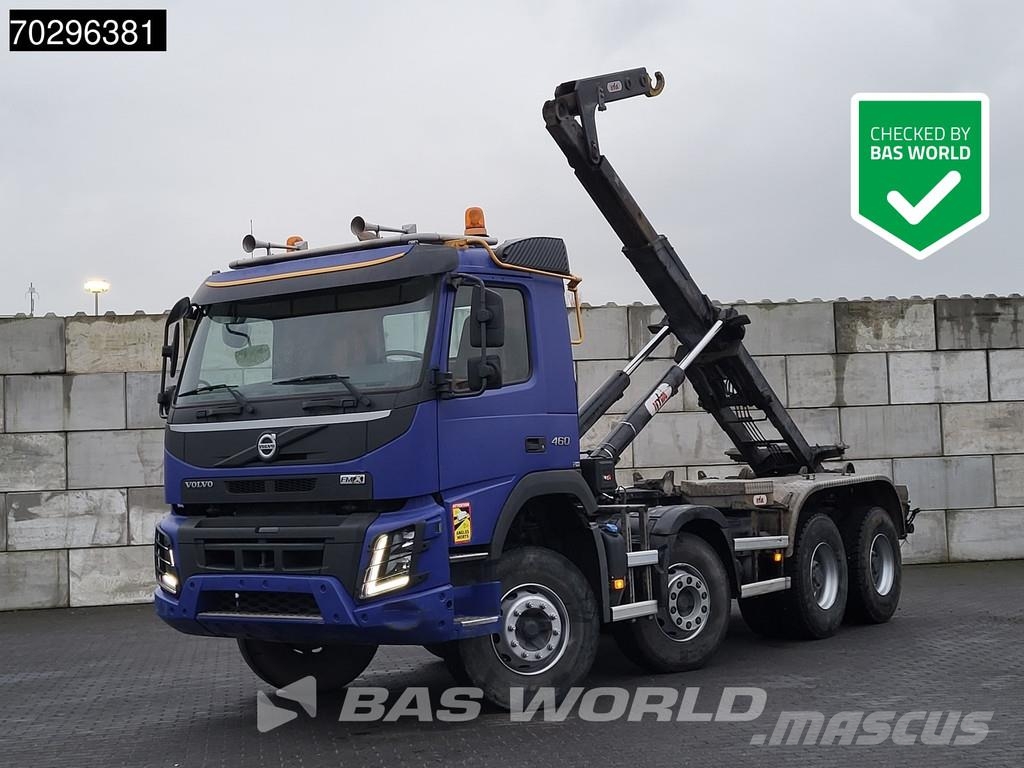 Volvo FMX 460 8X4 Hyva 26-55 SK containersystem Automati, 2017, Veghel ...