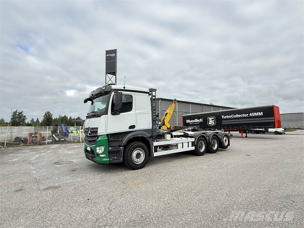 Mercedes-Benz Arocs 3253 8X4, 2018, Turku, Finland - Used hook lift ...