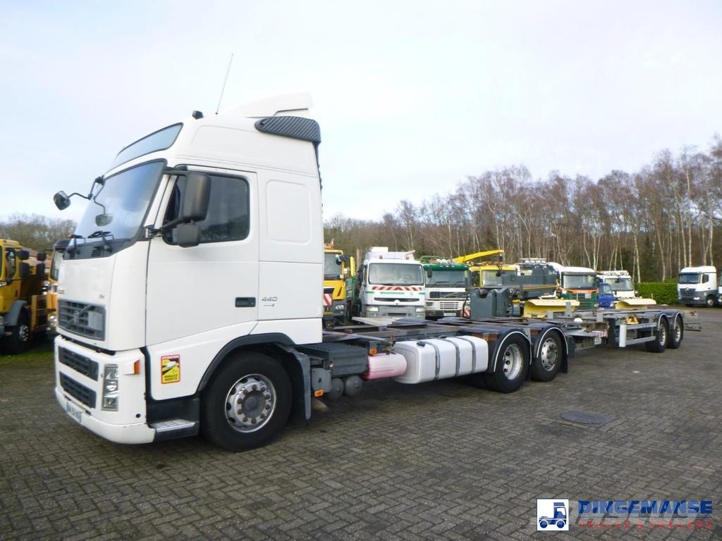 Volvo FH 440 6X2 Euro 4 container chassis 20 ft + Grosse, 2018 ...