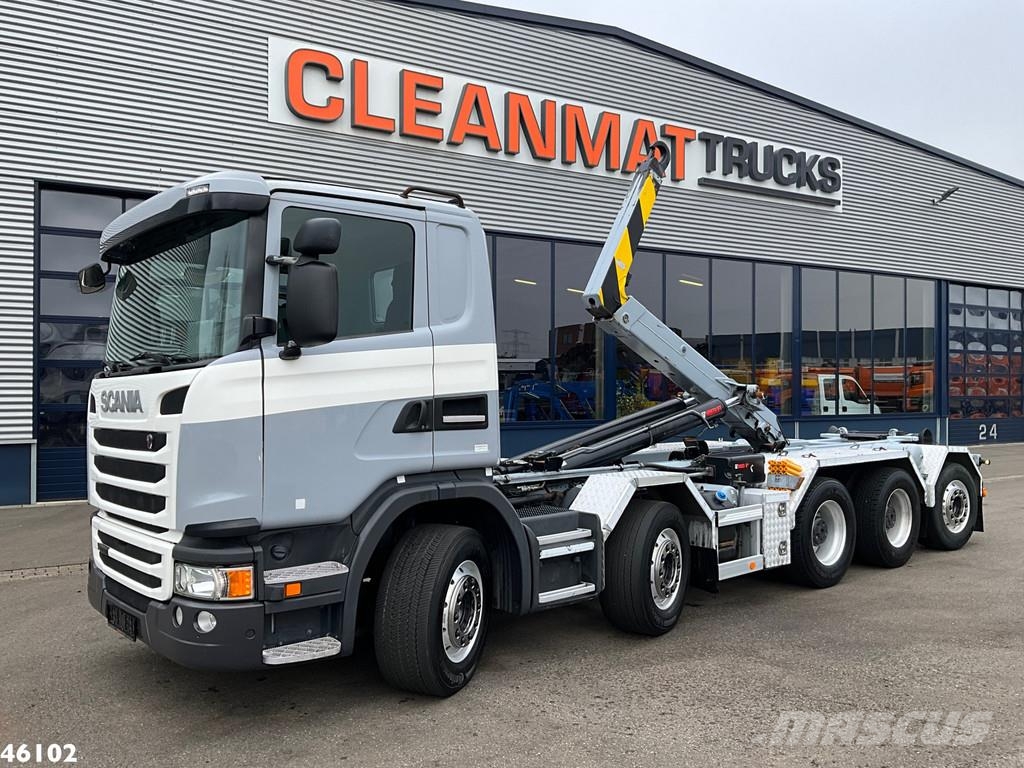 Scania G 490 10x4 Euro 6 Retarder Hiab 26 Ton haakarmsyst, 2016 ...