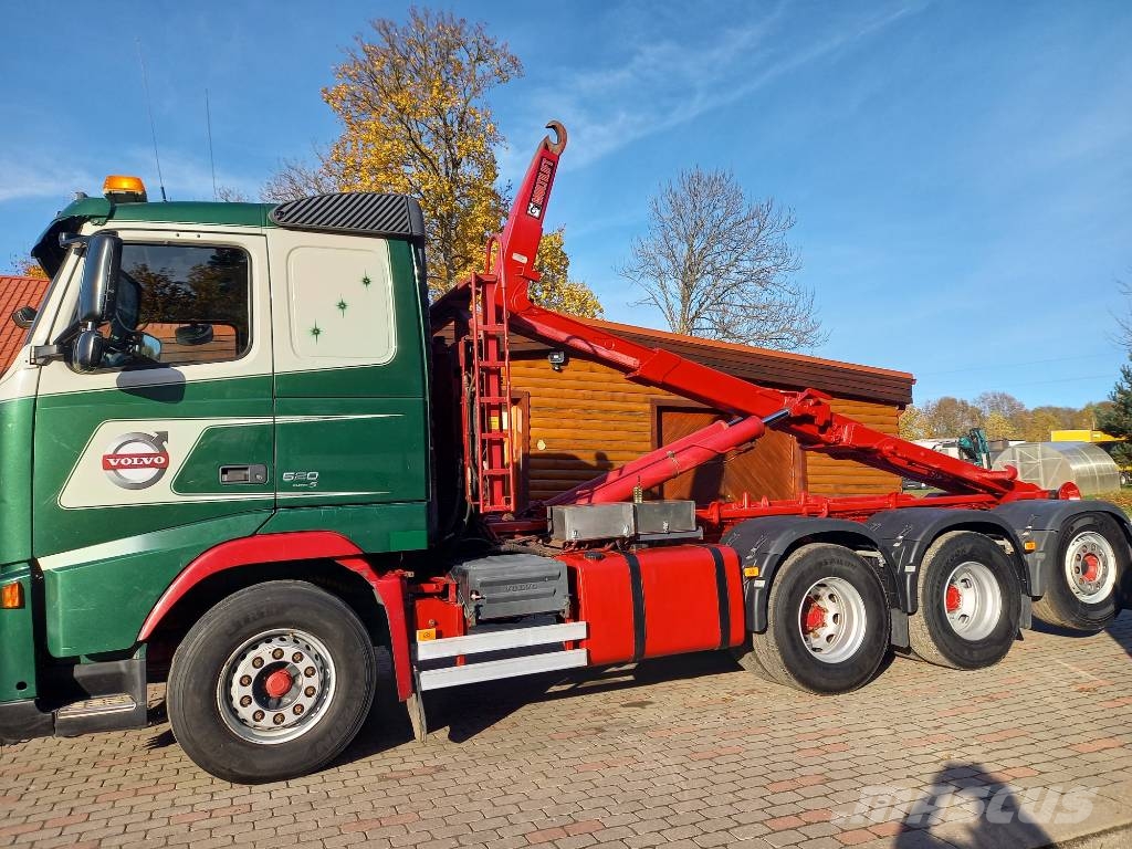 Volvo FH 520, 8x4, MULTILIFT, 2008, Estonia - Used hook lift trucks ...