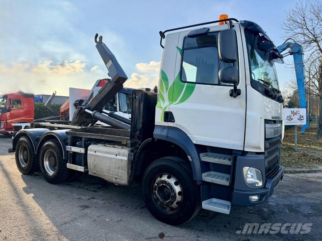 Daf CF 460 6x4 FAT HOOKLIFT - WB 3m35 - STEEL SPRING /, 2014, Overpelt ...