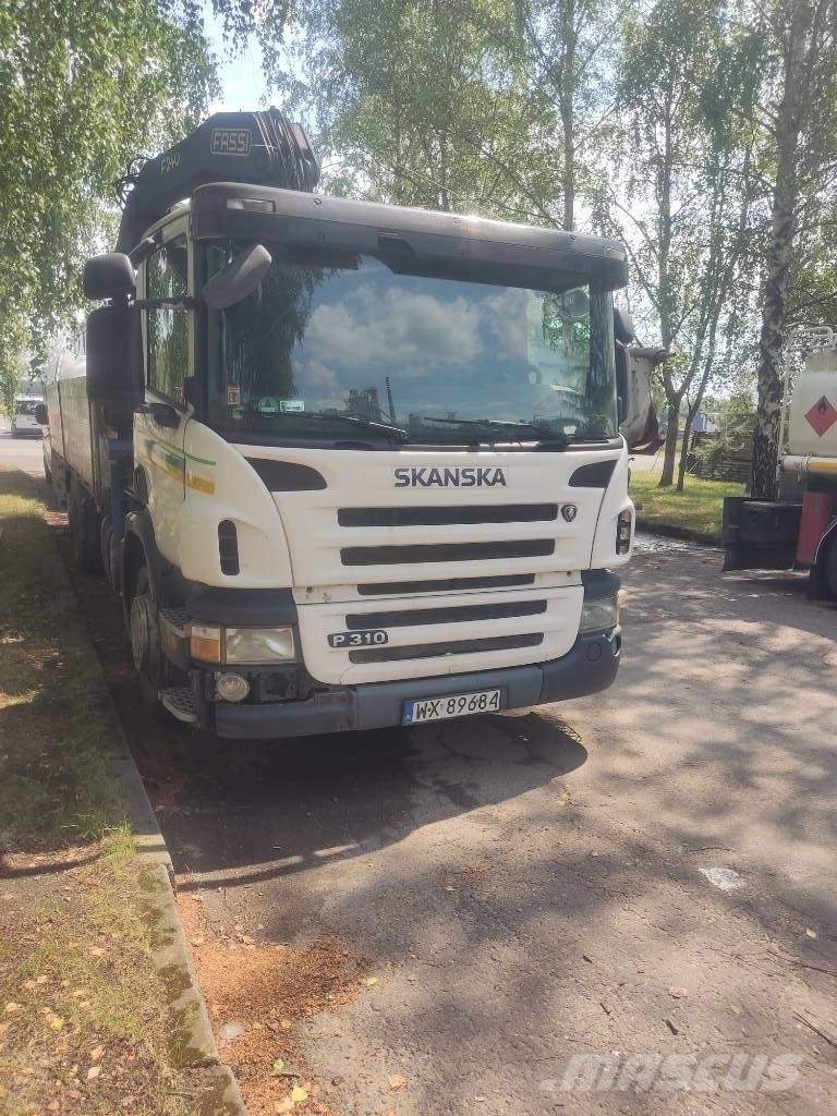 Scania P310, 2007, Zabrze, śląskie, Polen - Brugte lastbil med kran ...