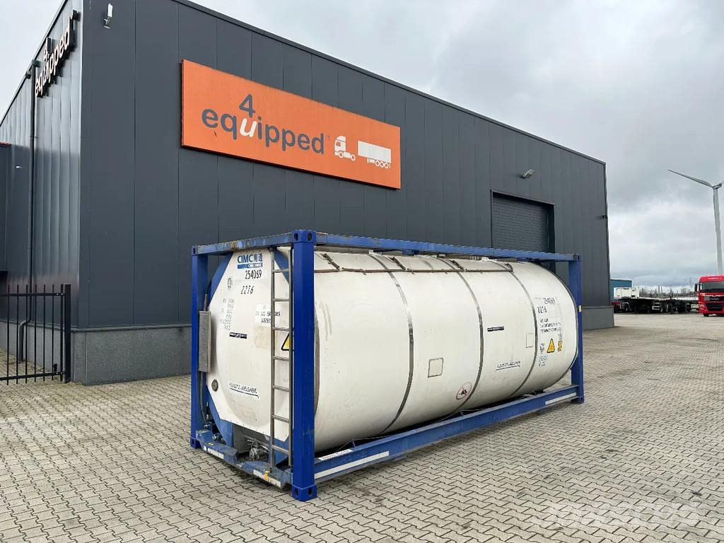 Cimc 20FT ISO, 25.090L / 1-COMP / 3 BAFFELS / T12 / 4 m, 2012 ...