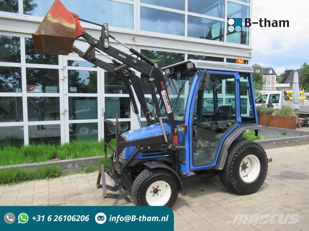 Iseki TF321H 4x4 + Cabine + Voorlader + Fronthef, 2004, Rheden, Netherlands - Used tractors - Mascus
