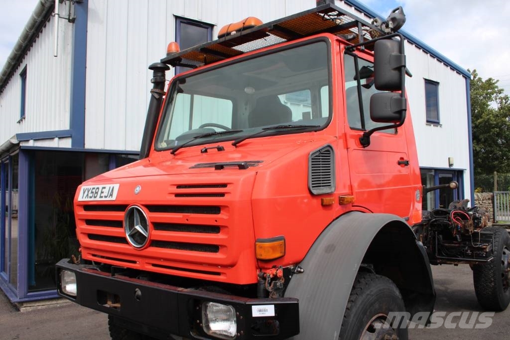 Unimog U5000 Feuerwehrfahrzeug Mercedes Benz UNIMOG U5000 CAS 24 DOKA