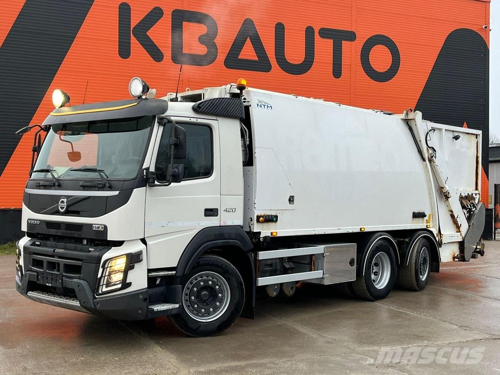Volvo FMX 420 6x2*4 NTM KG-2B / 11,9 + 5,8 m3, 2016, Lääne-Harju vald ...