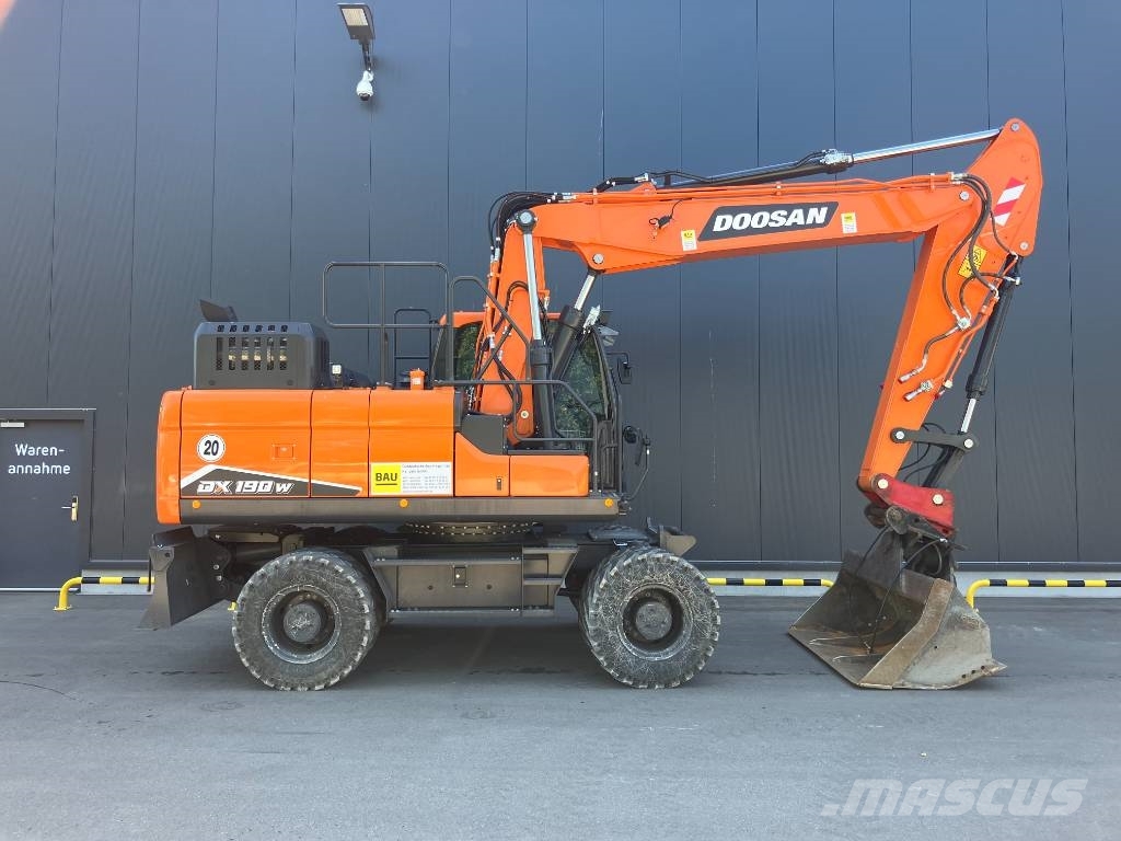 Doosan DX 190 W-7 Mobilbagger, 2023, 德國 - 旋轉式挖土機/掘鑿機/挖掘機 - Mascus臺灣