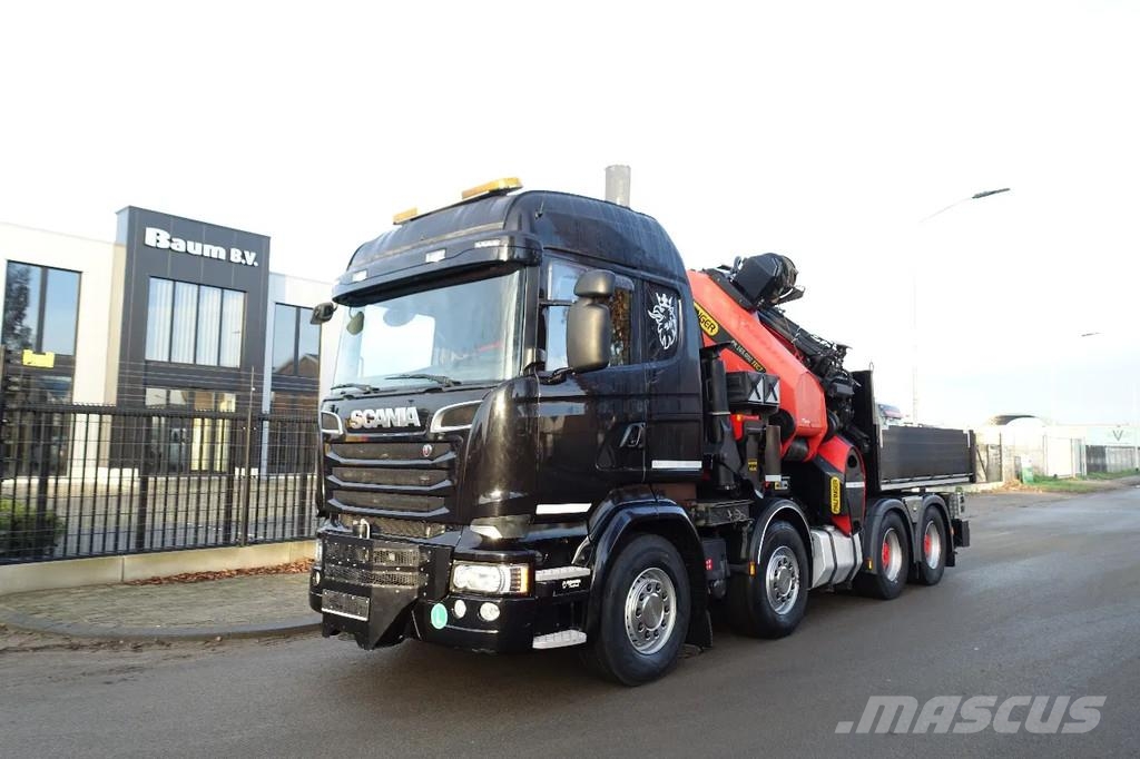 Scania R580 V8 8X4 TREKKER / BAKWAGEN / COMBI / PALFINGER, 2018, Breda ...