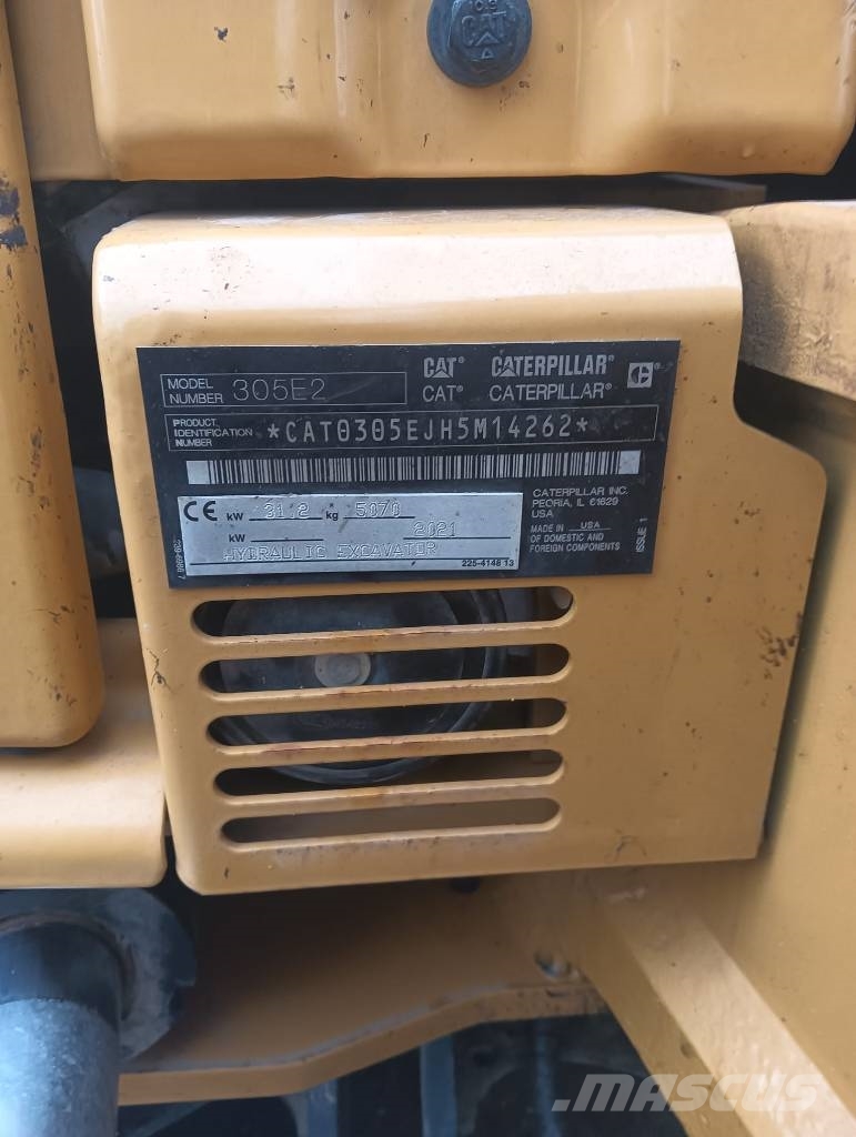 Cat 305 E CR, 2021, Bilzen-Hoeselt, Limburg, Belgium - Used mini excavators