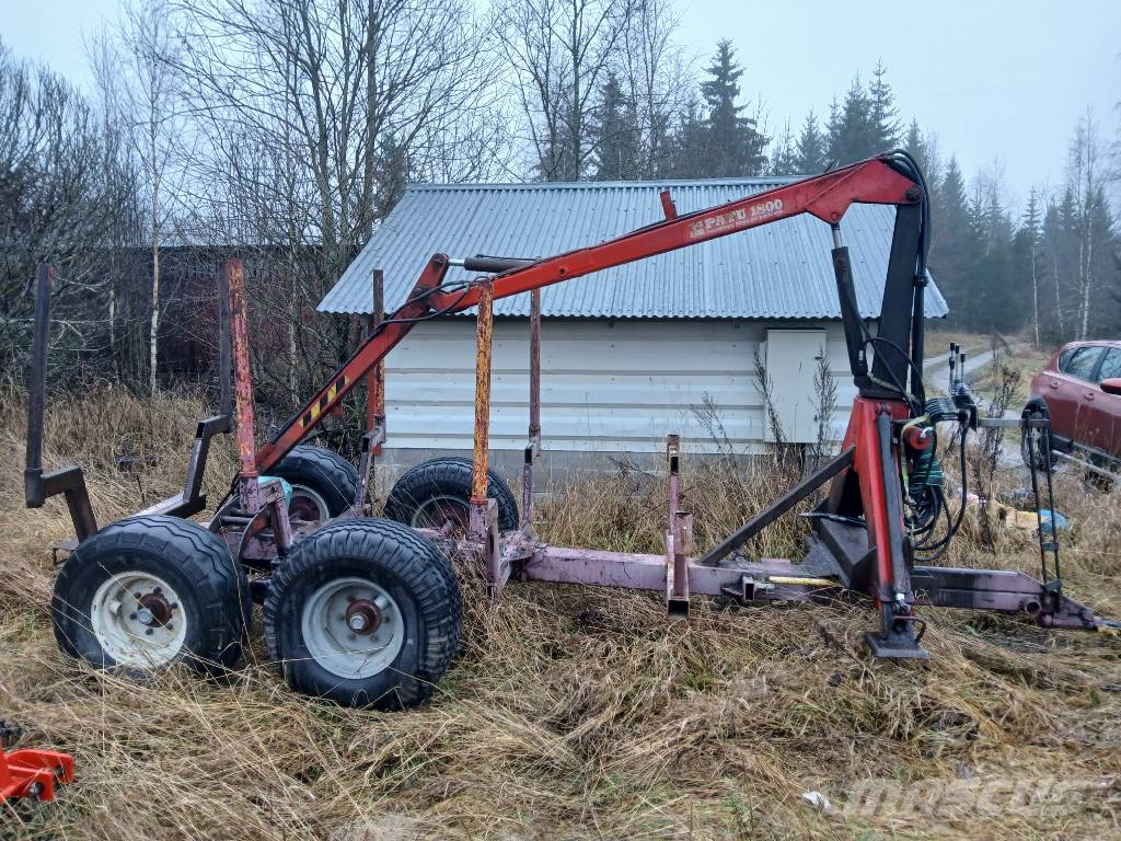 Patu 1800 & omavalmiste metsävaunu, Lahti, Päijät-Häme, Finland - Used ...