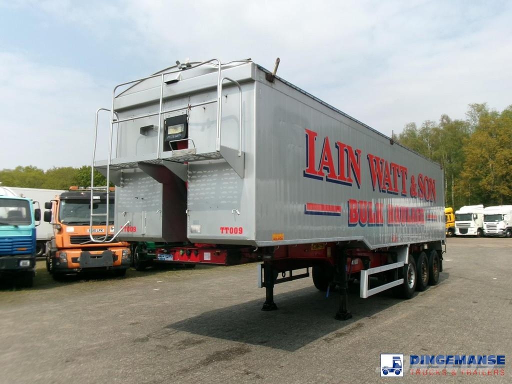 Montracon Tipper trailer alu 55 m3 + tarpaulin, 2013, Hoogerheide ...