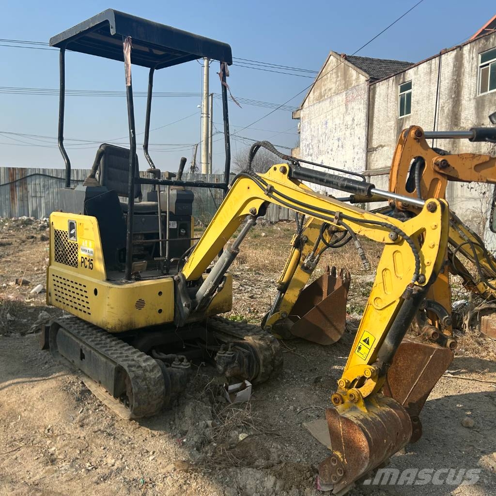 Komatsu PC15, 2017, Kiina - Käytetyt minikaivukoneet