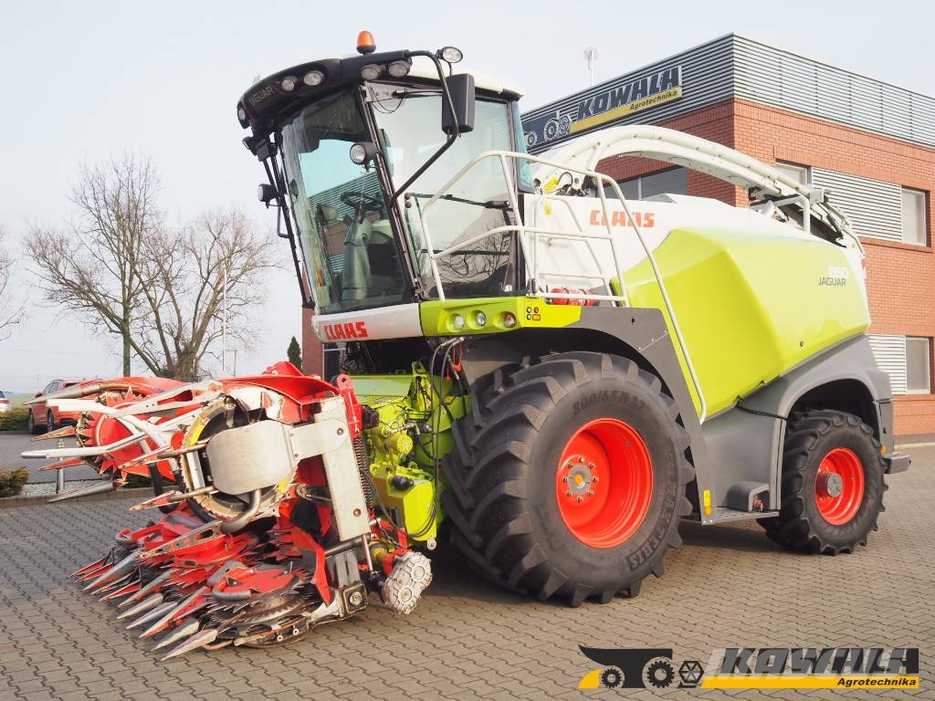 Claas Jaguar 850 4X4 + Kemper 345 Plus, 2018, Witobel, wielkopolskie ...