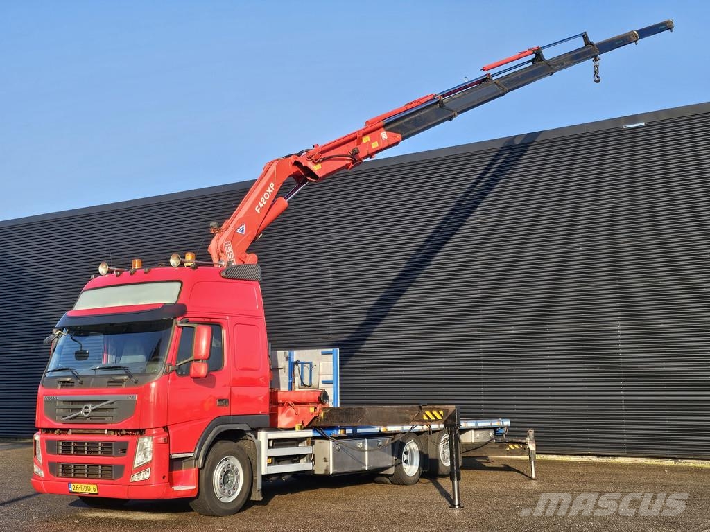 Volvo FM 410 6x2 / FASSI 42 t/m CRANE / KRAN, 2012, Gilze, Pays-Bas ...