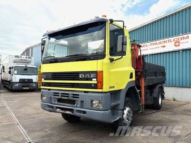 Daf 65 -180ATI 4x4 FULL STEEL 3-WAY KIPPER AND PALFING, 1994, Meerkerk ...