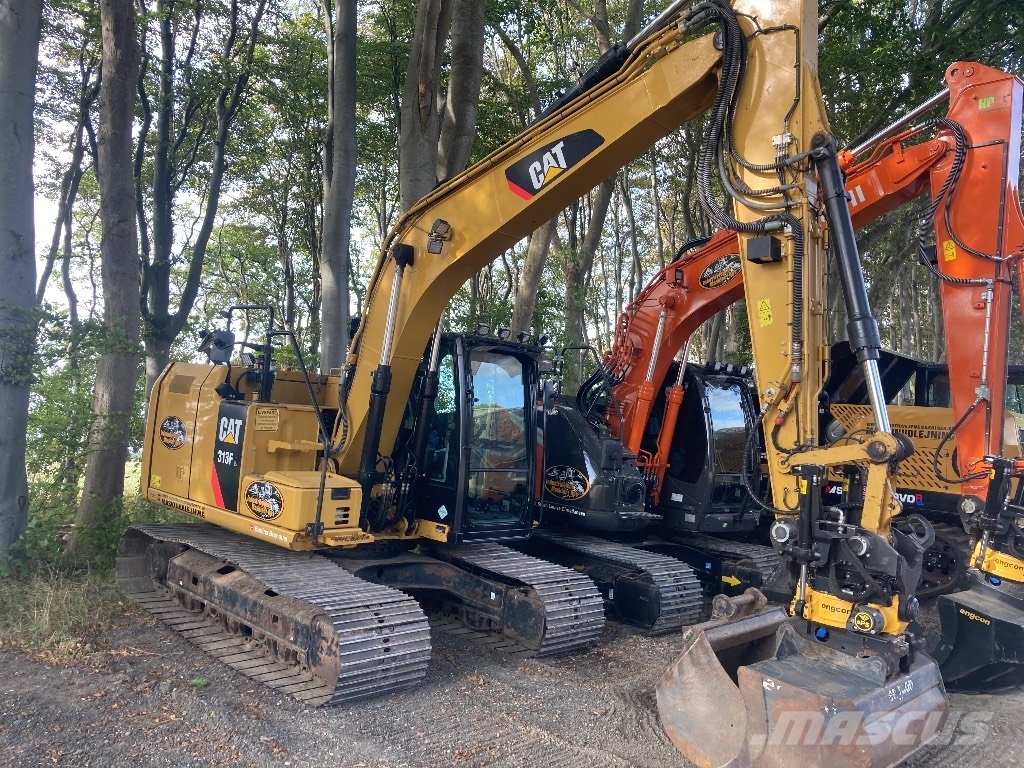 Cat 313 F L gravemaskine, 2016, Aalborg, Danmark - Brugte larvebånd ...