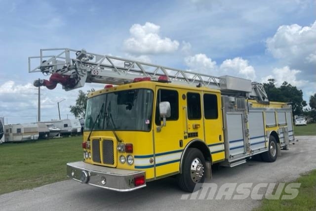 2002 HME 1871 SLE 65 FT LADDER FIRE TRUCK, 2002, Bartow, Florida, Stati ...