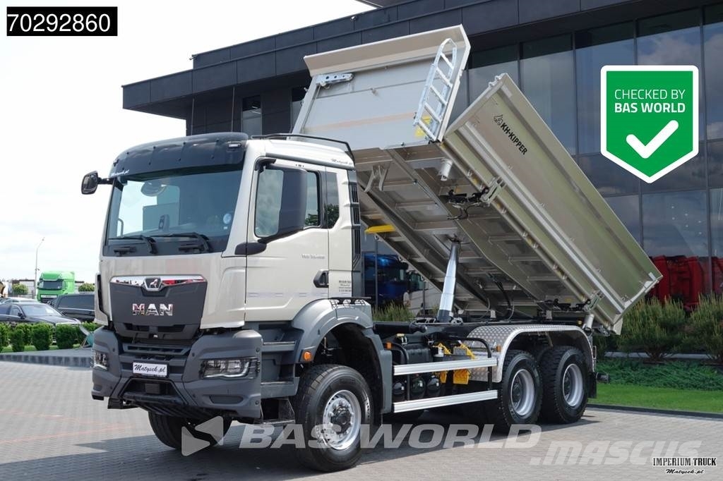 Man TGS 33.480 TGS 6X6 6x6 3-Way Kipper Big-Axle Euro, 2025, Veghel ...