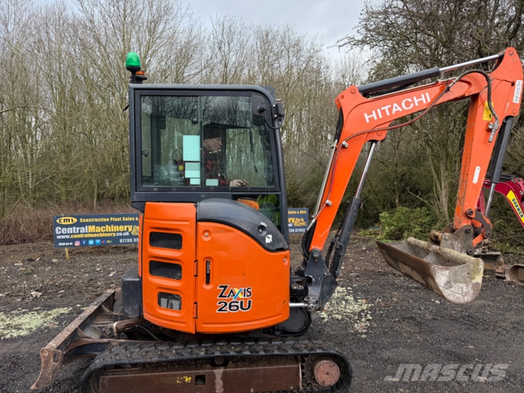 Hitachi ZX 26 U-5 A CLR, 2017, Pershore, Worcestershire, United Kingdom ...