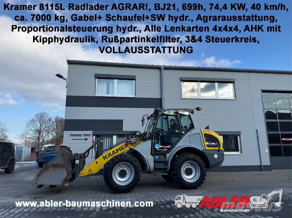 Kramer-Allrad 8115L Agrar 40 km/h Vollausstattung, 2021, Deutschland ...