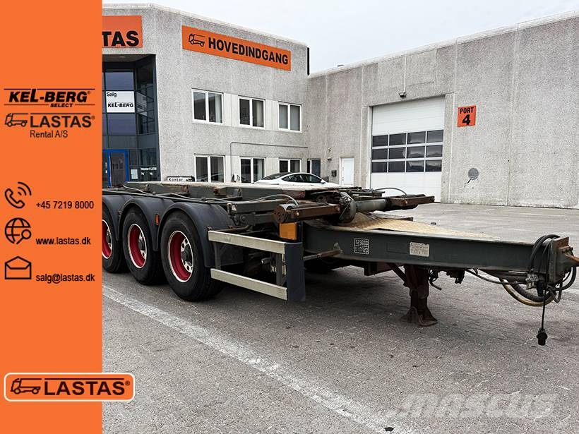 Nopa Hooklift drawbar trailer / Hakensystem-Anhänger /, 2012, Hedensted ...