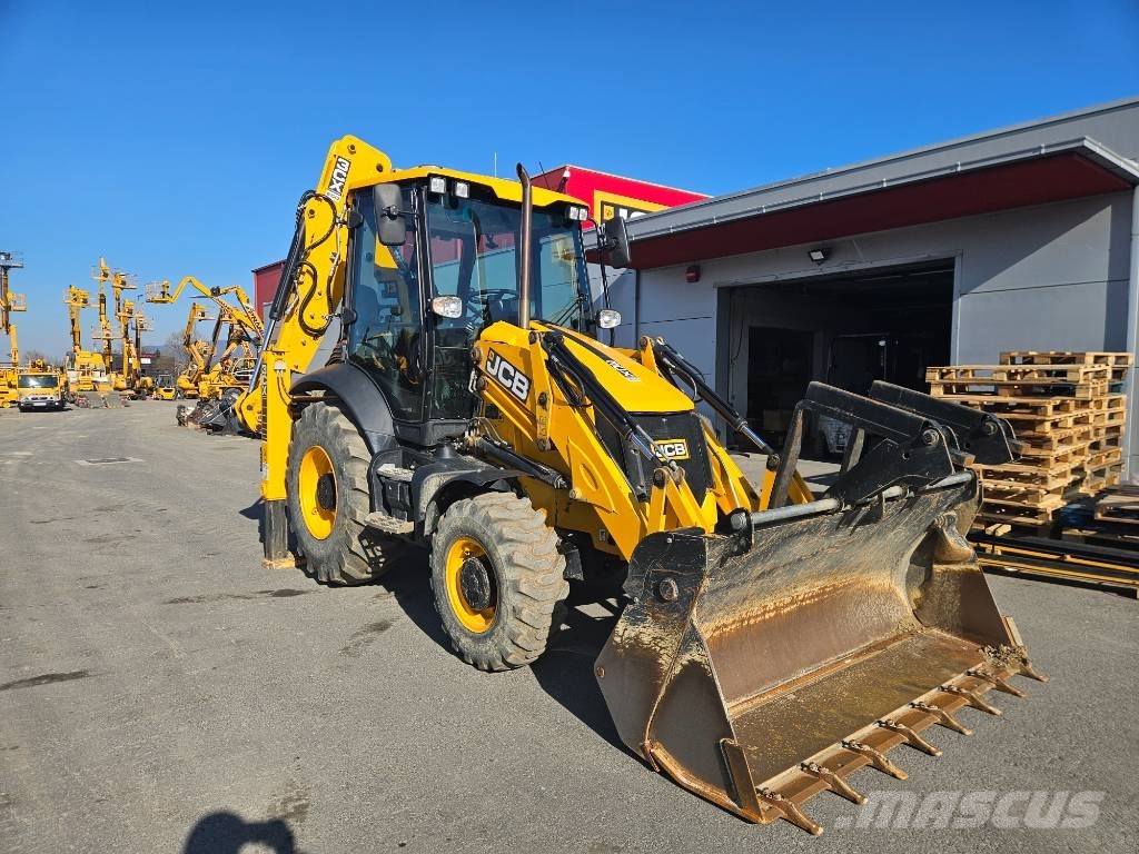 JCB 3 CX ECO Joystick + Mech Qh + bucket 600 mm