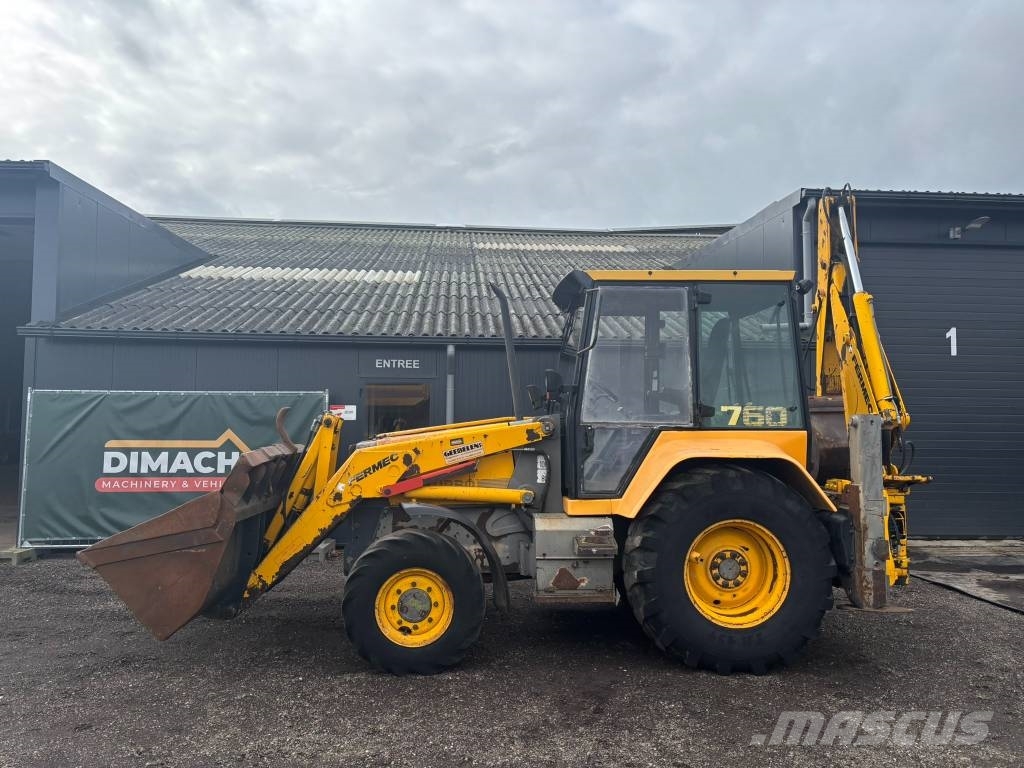 Fermec 760 backhoe loader telescopic arm JCB 3CX 4CX