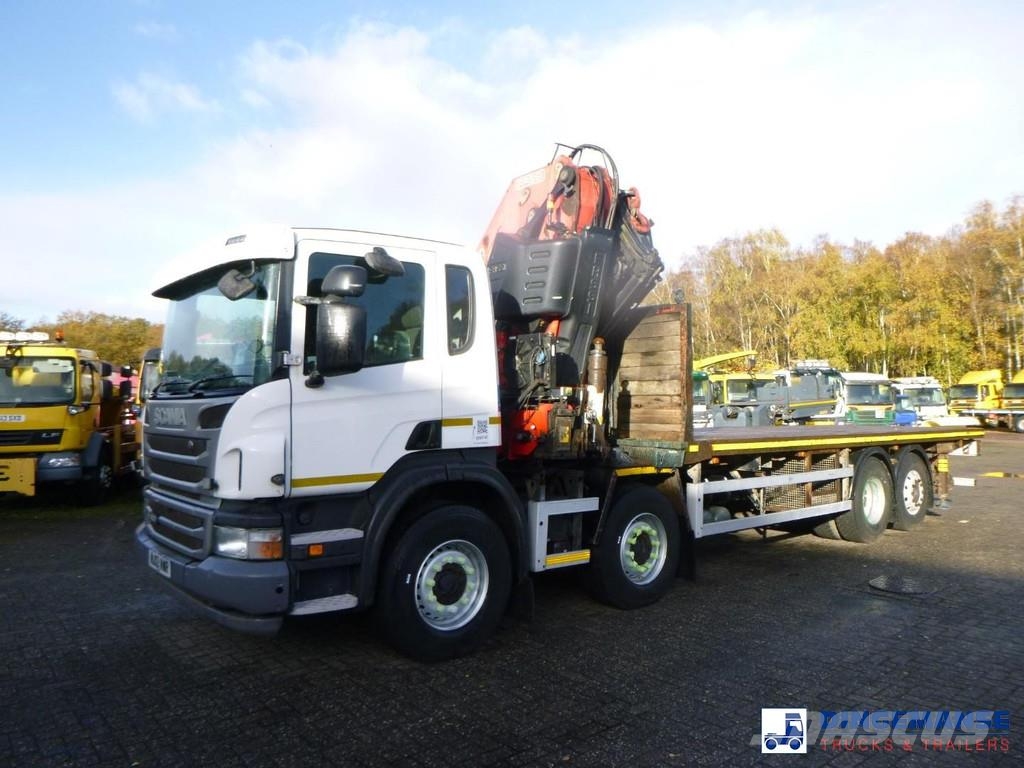 Scania P 400 8X2 RHD + Fassi F600, 2012, Hoogerheide, Netherlands ...