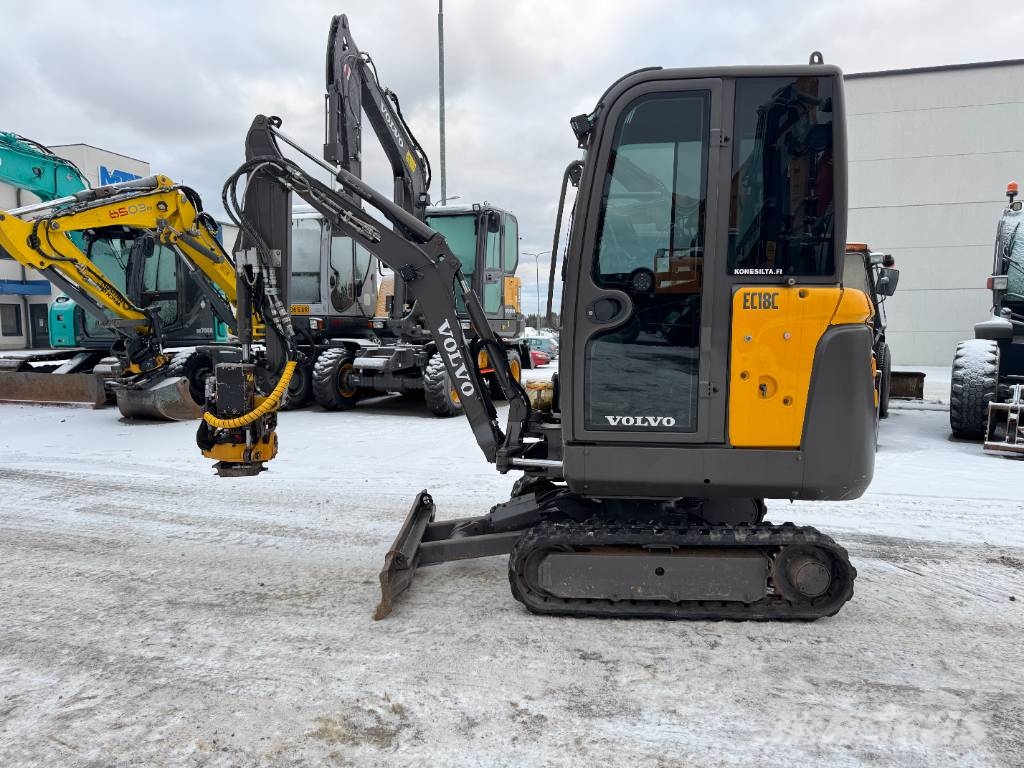 Volvo EC18C Pyörittäjällä, 2014, Pirkkala, Pirkanmaa, Finland ...