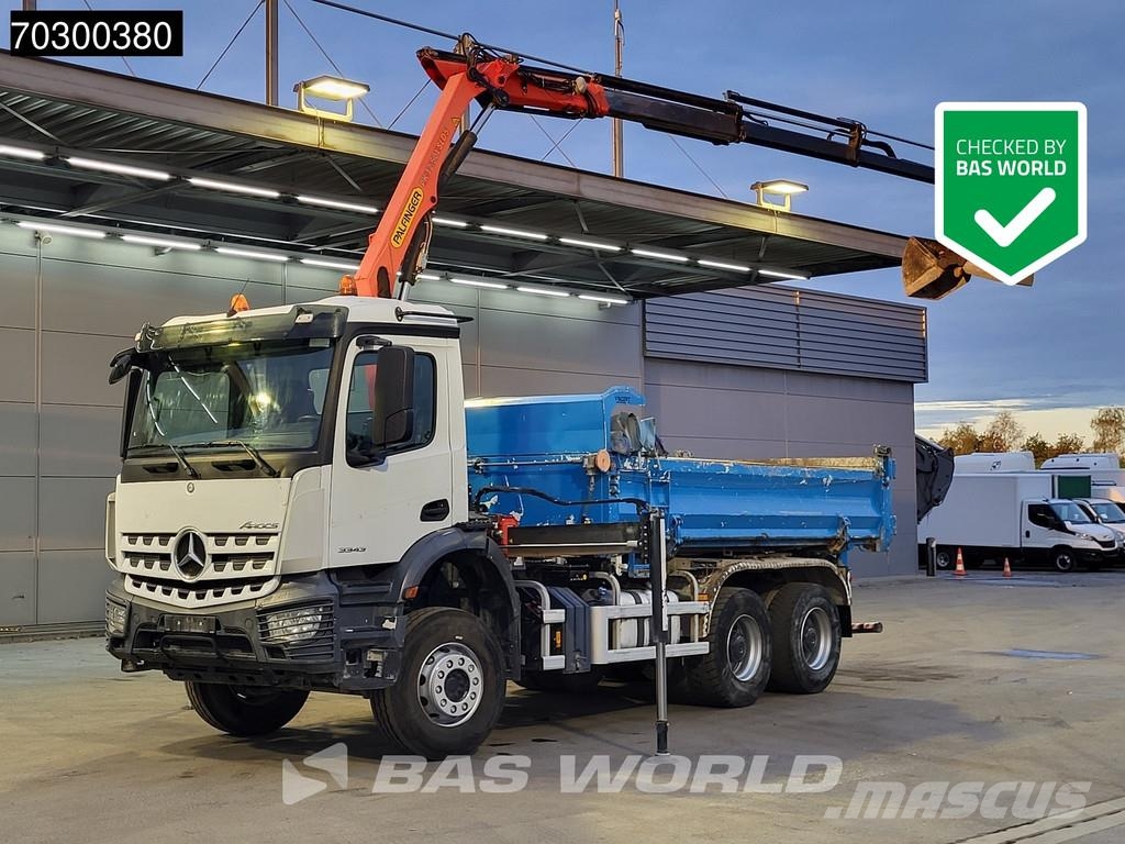 Mercedes-Benz Arocs 3343 6X4 Palfinger PK12.501 SLD Kran Crane 7, 2017 ...