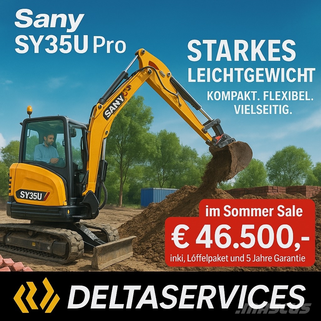 Sany SY 35 U, 2024, Austria - Used mini excavators