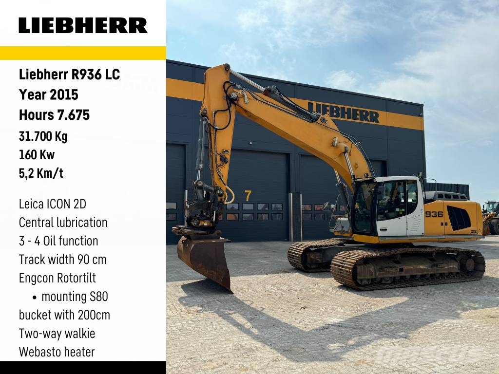 Liebherr R936 LC, 2015, Rønnede, Denmark - Used crawler excavators ...