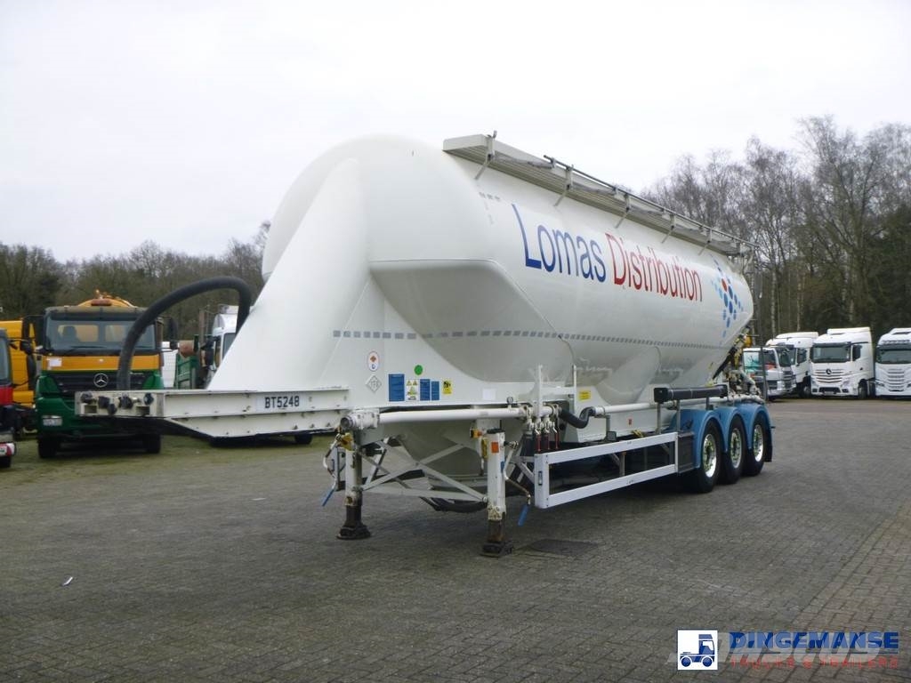 Feldbinder Powder tank alu 50 m3 / 1 comp, 2015, Hoogerheide ...