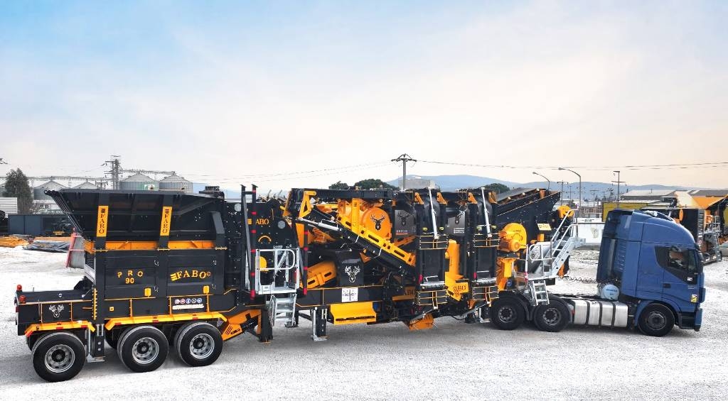 Fabo PRO 90 Mobile Brech- und Siebanlage | 90-130 t/h, 2026 ...